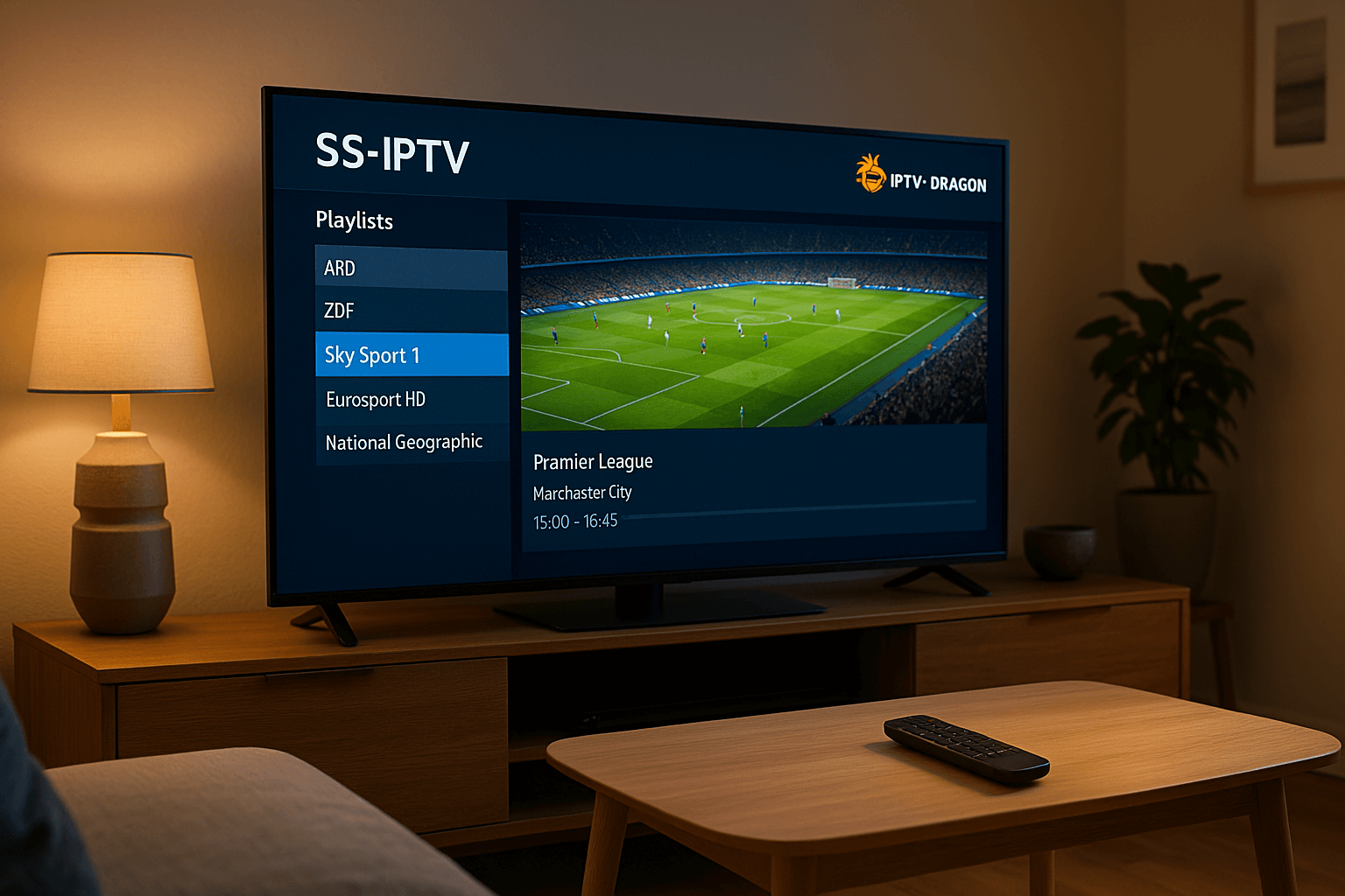 Exclusif SS-IPTV sur Smart TV avec IPTV-DRAGON 4K